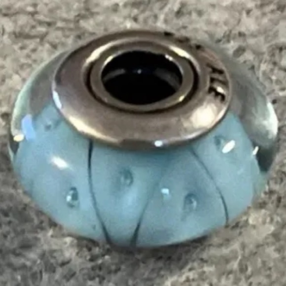 Pandora | Jewelry | Pandora Blue Looking Glass Triangle Murano Glass ...